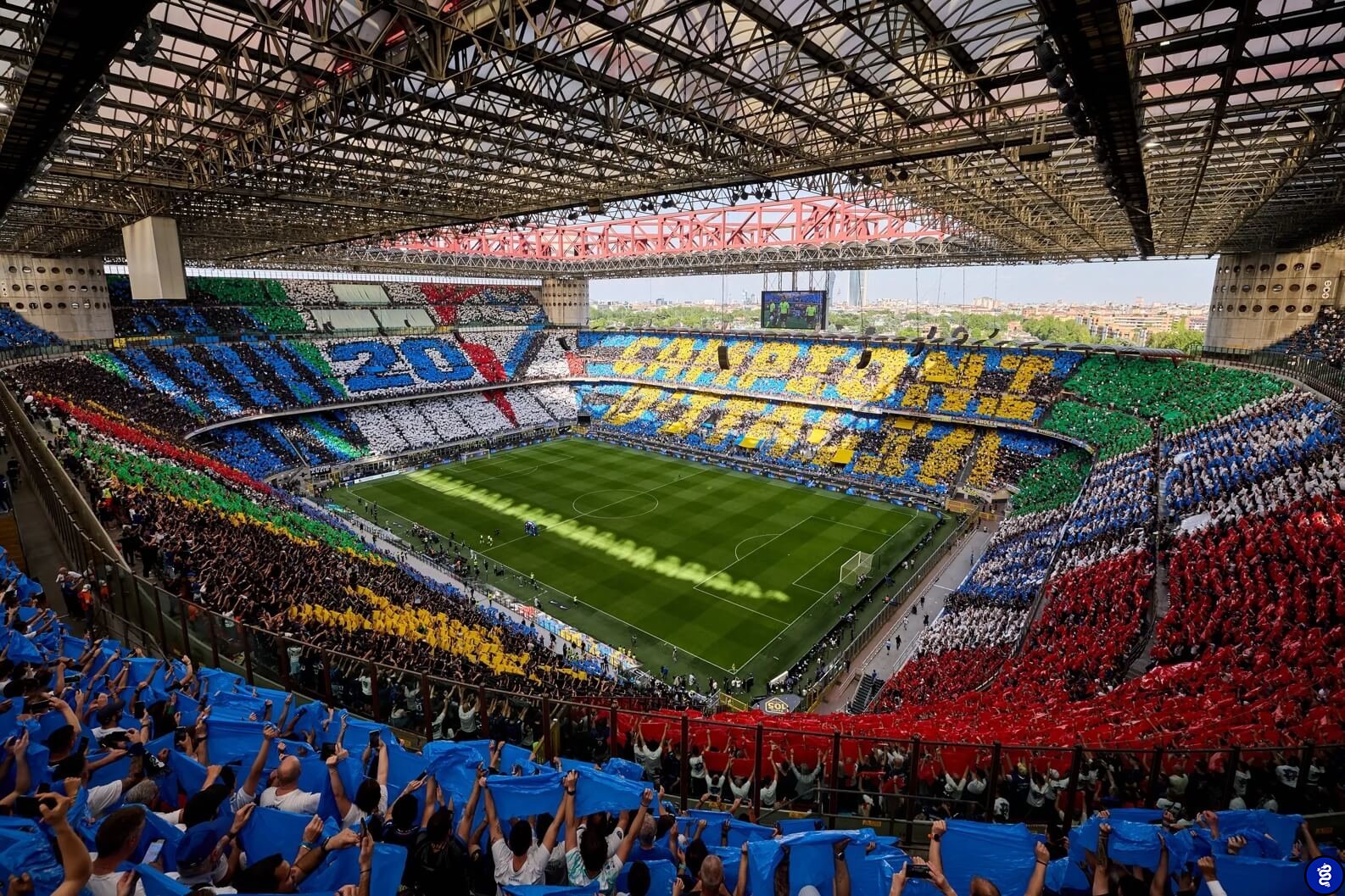 Le stade de l'Inter en fête pour le 20e Scudetto - Stades ...