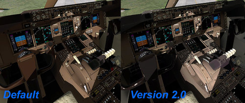 Cockpit textures for SSG´s 747-8i - Airliner mods - Threshold