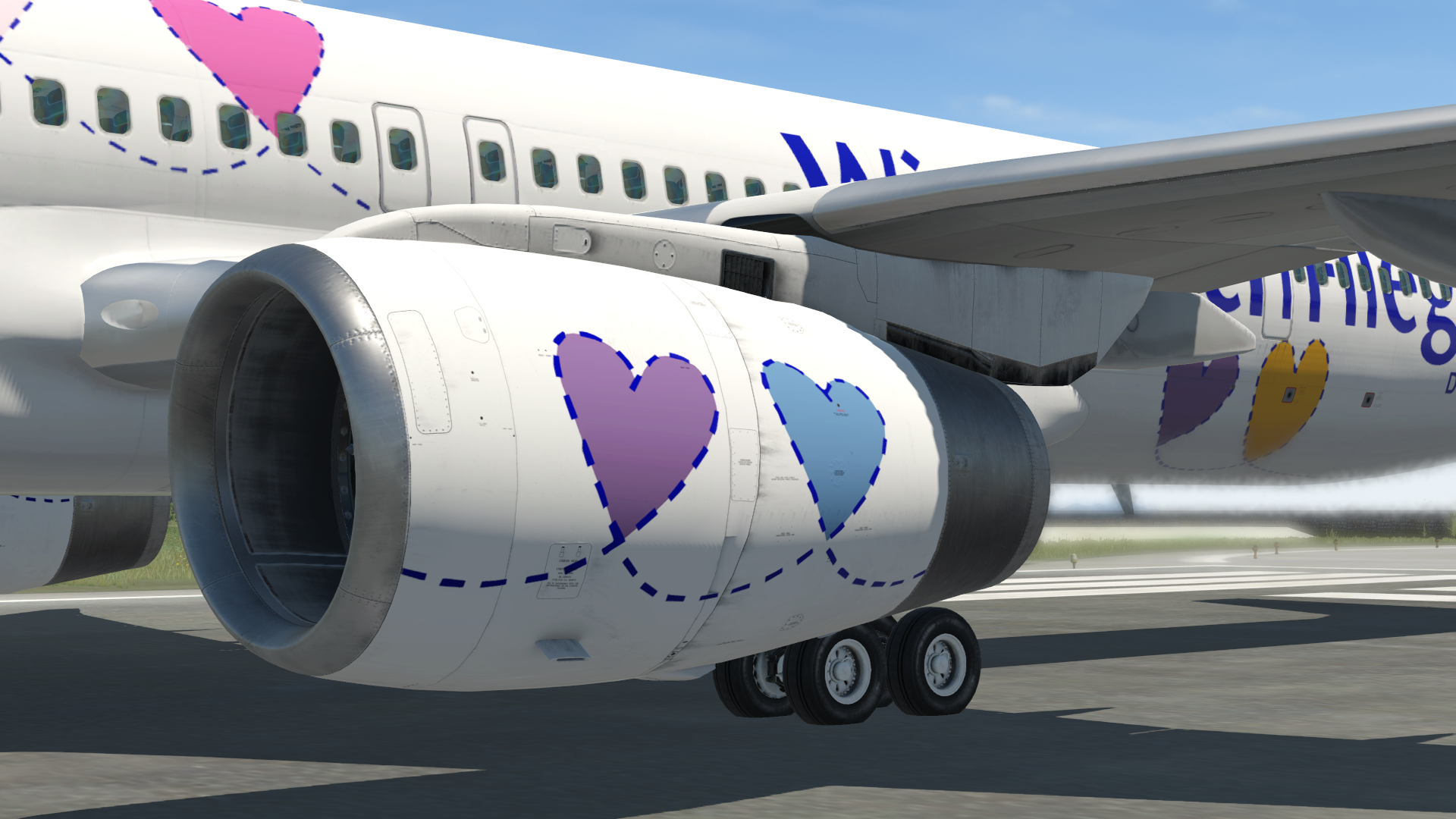Condor D-ABON (Wir lieben fliegen) for Carda Jowol's RB211 engine mod ...