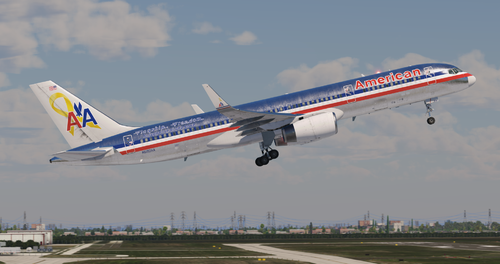 American Airlines "Flagship Freedom" B757-223 (FlightFactor) - 757 ...