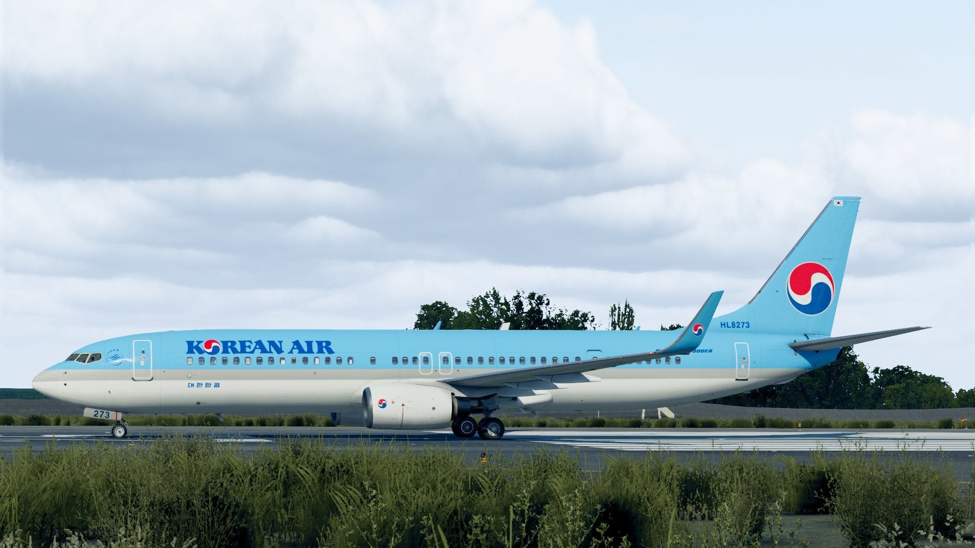Korean Air B737-900ER Livery for Level Up B737NG - 737-900 - Threshold