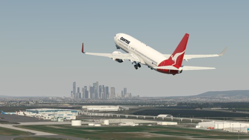 Qantas - 2002 (VH-VXA) - 737-800 - Threshold