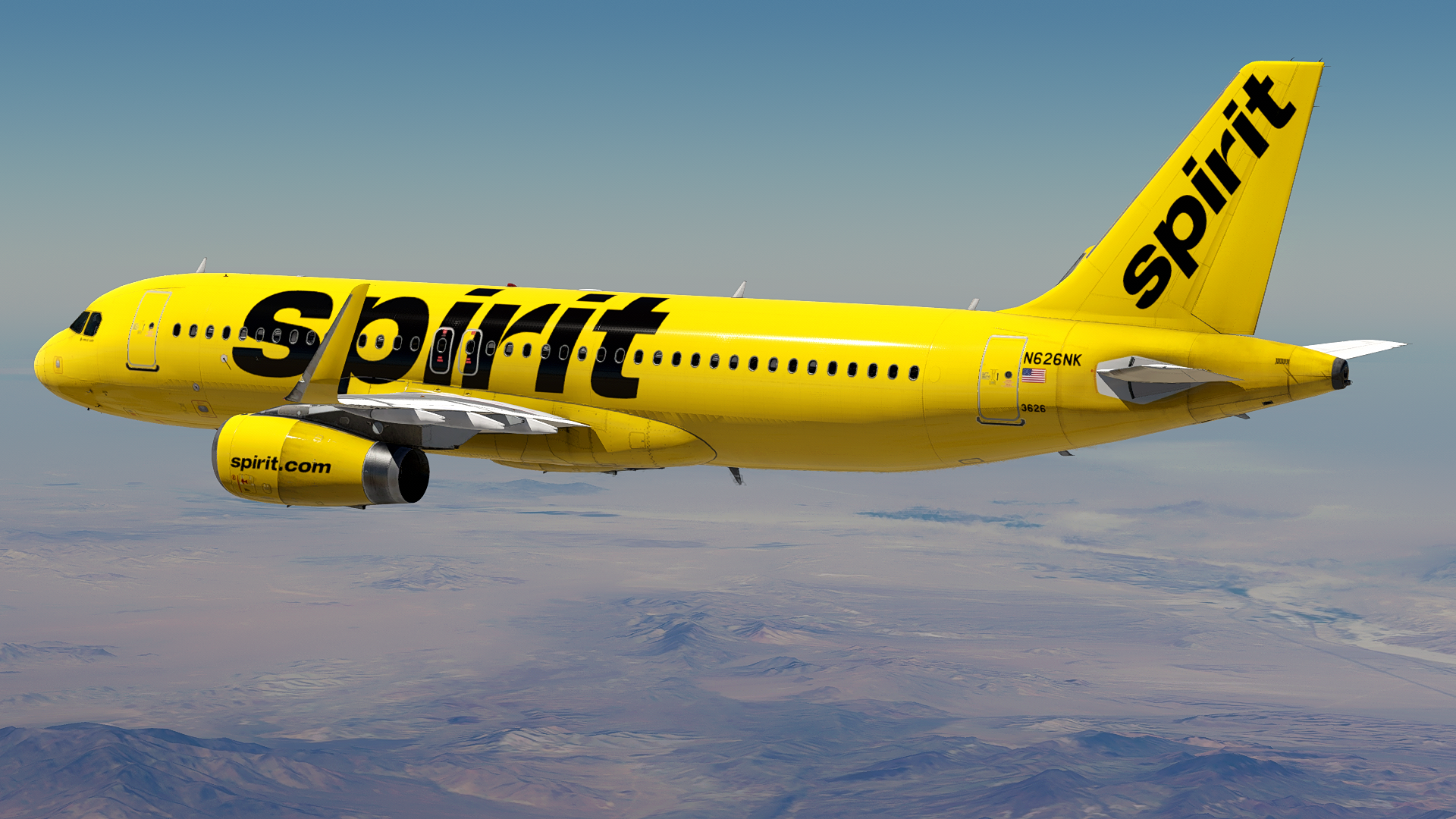 Spirit Airlines A320-232 Sharklet Pack - A320 (Flight Factor) - Threshold