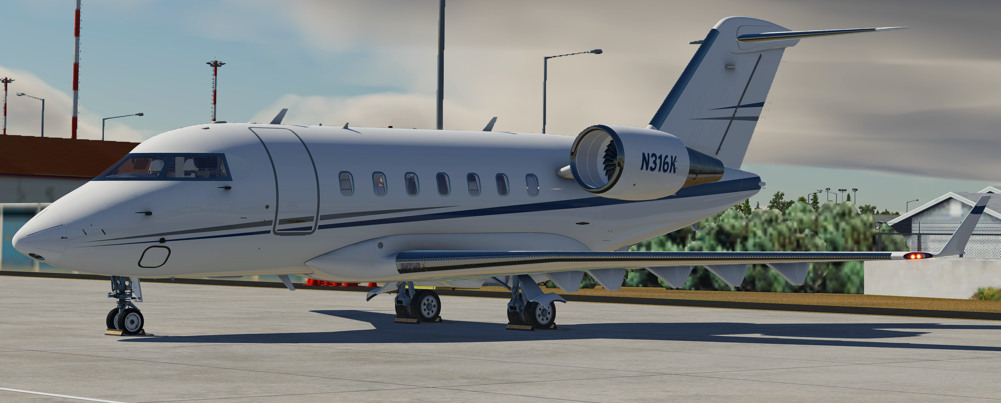 Hot Start Challenger 650 - Blue & Gray (N316K) - Hot Start Challenger ...