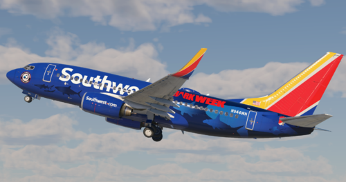 Southwest Airlines N944WN "Shark Week" (2017) B737-7H4 - 737-700 ...