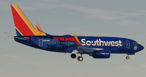 Southwest Airlines N944WN "Shark Week" (2017) B737-7H4 - 737-700 ...