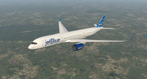 Fictional jetBlue Ribbons Flight Factor A350-900 - A350 (FlightFactor ...