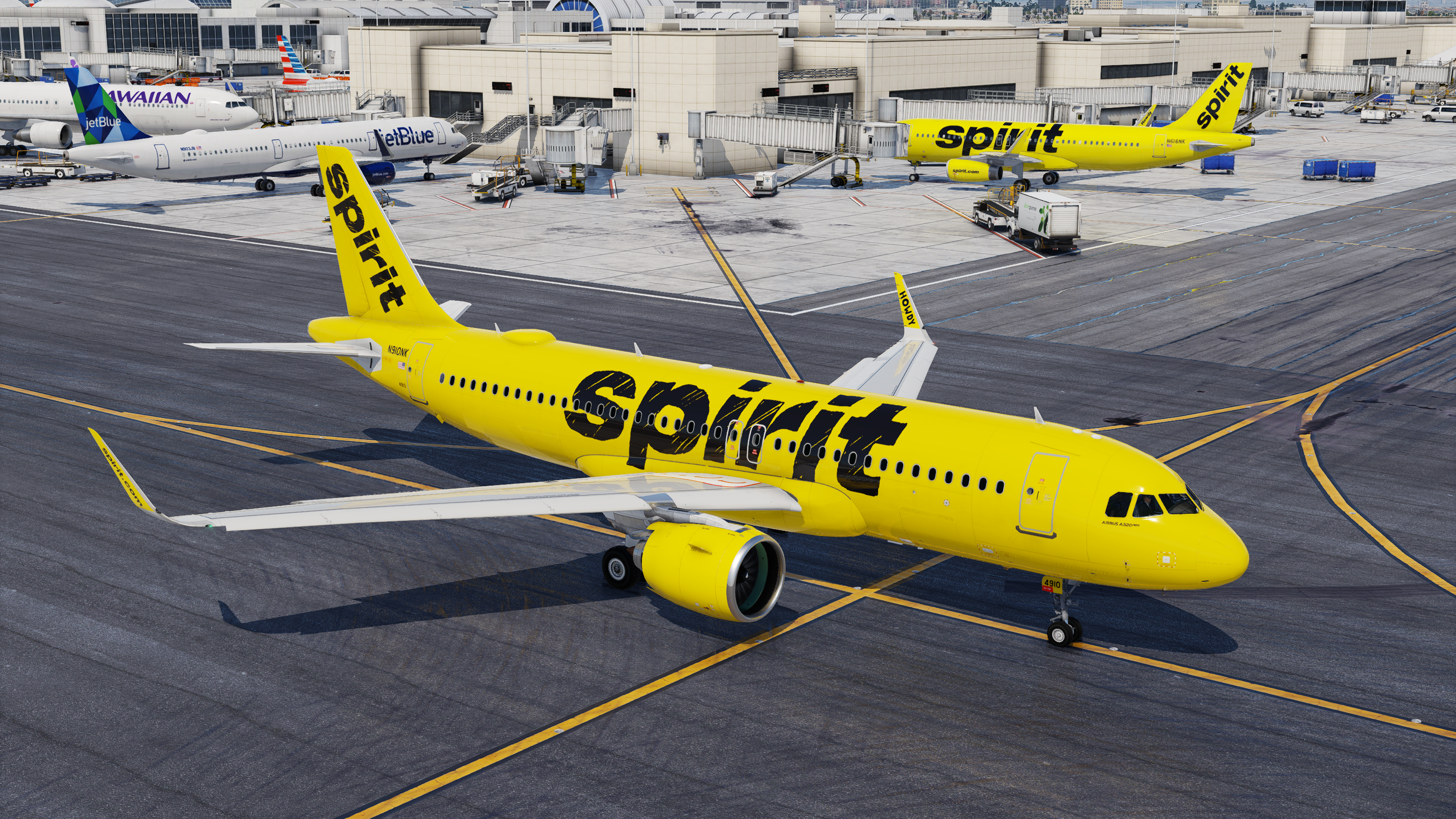 (8K) Spirit Airlines A320-271neo Pack - A320 NEO (ToLiss) - Threshold