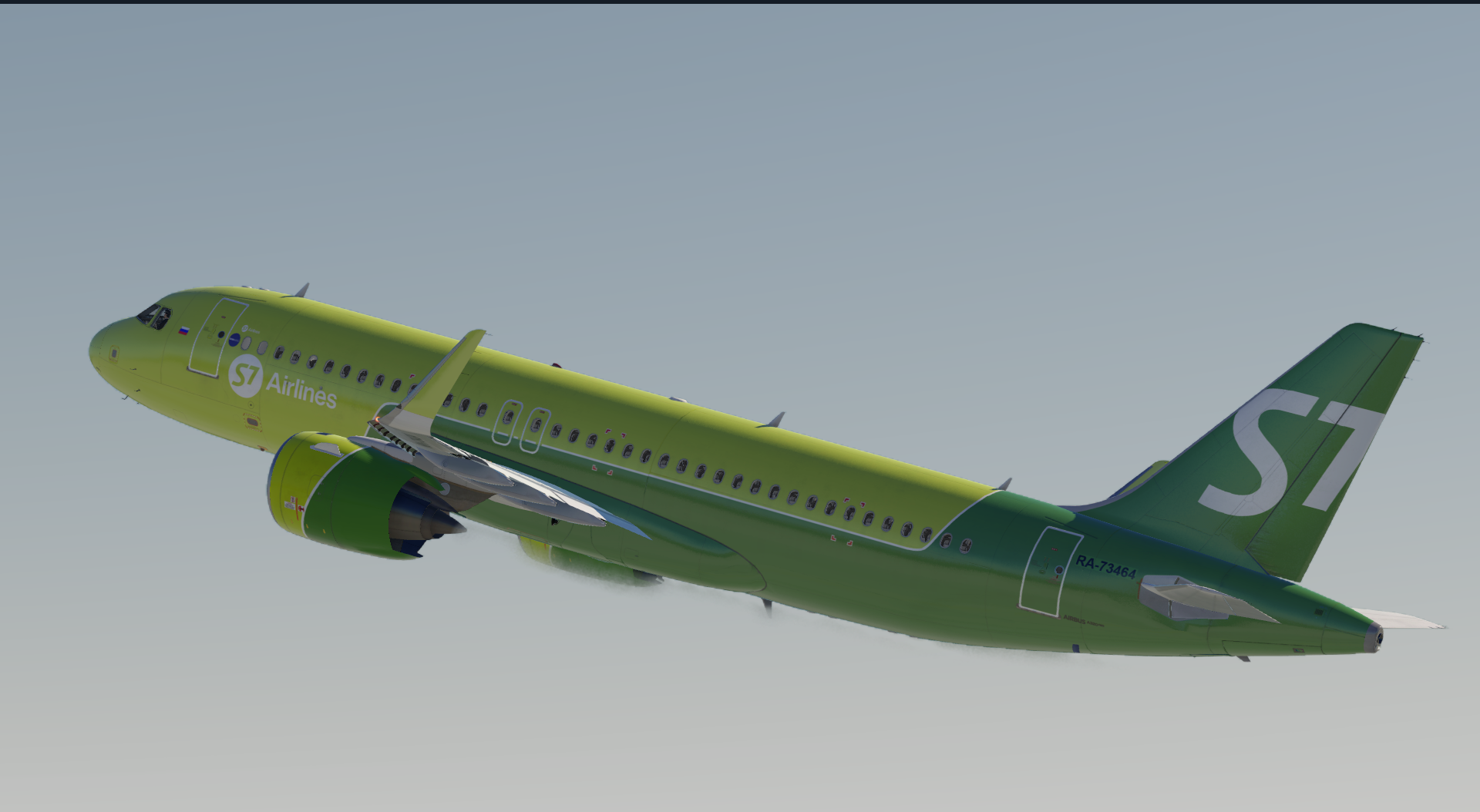 S7 Airlines | A20N | RA-73464 - A320 NEO (ToLiss) - Threshold