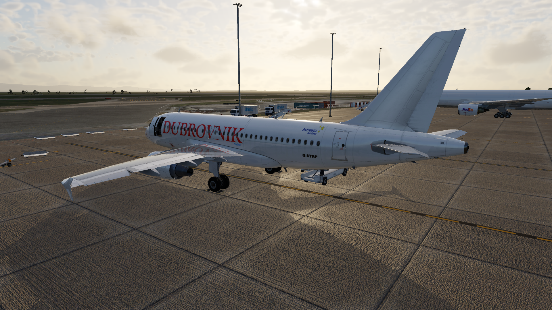 Astraeus Airlines Livery for Toliss A319 - A319 (ToLiss) - Threshold