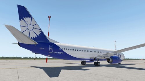 [800NG] Belavia EW-455PA Livery - 737-800 - Threshold