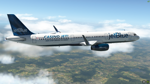 Toliss A321 Fictional jetBlue "Casino Jet" livery. - A321 (ToLiss ...