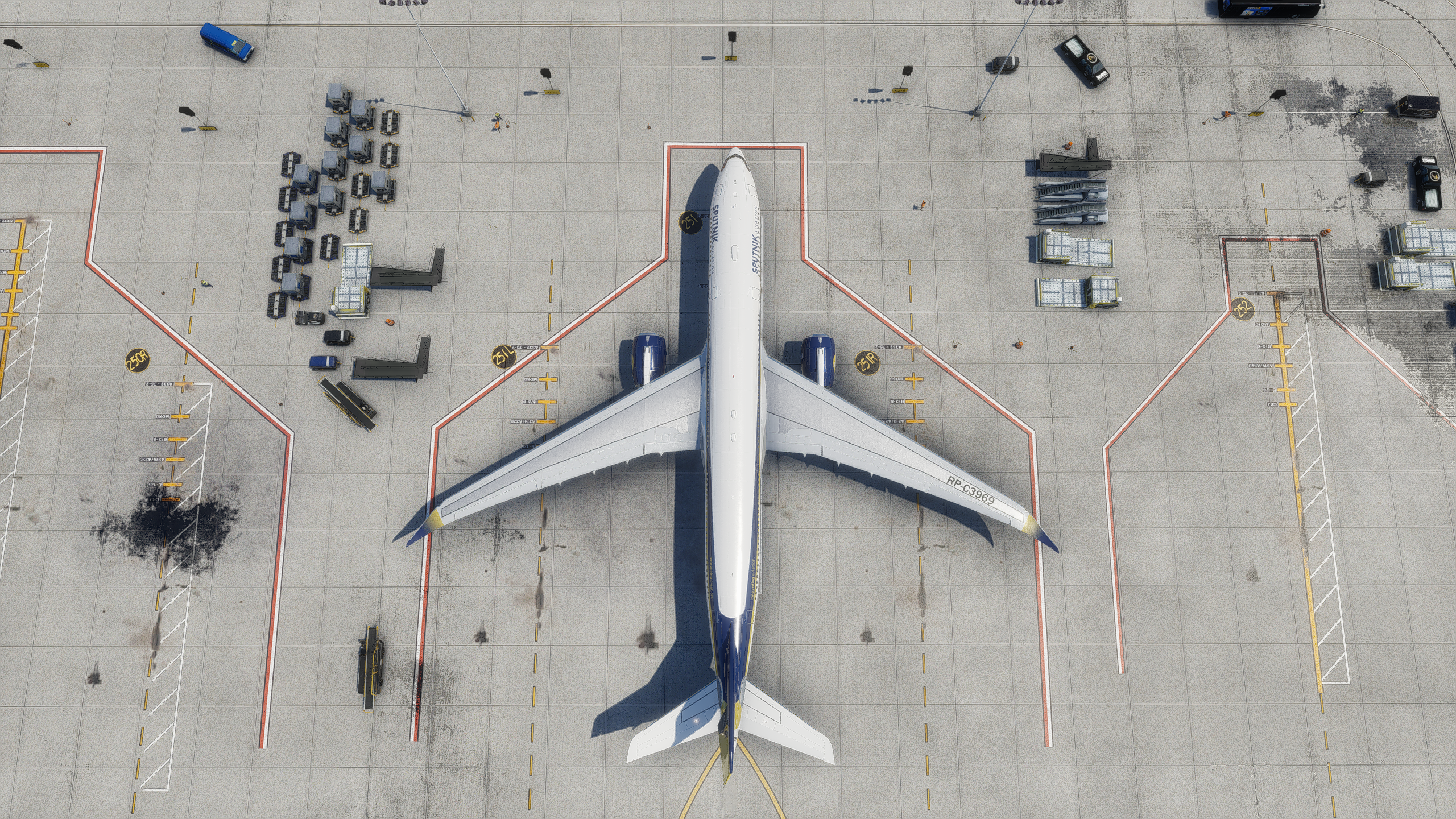 Sputnik Aviation ToLiSS A339 90k livery - Airbus Other - Threshold