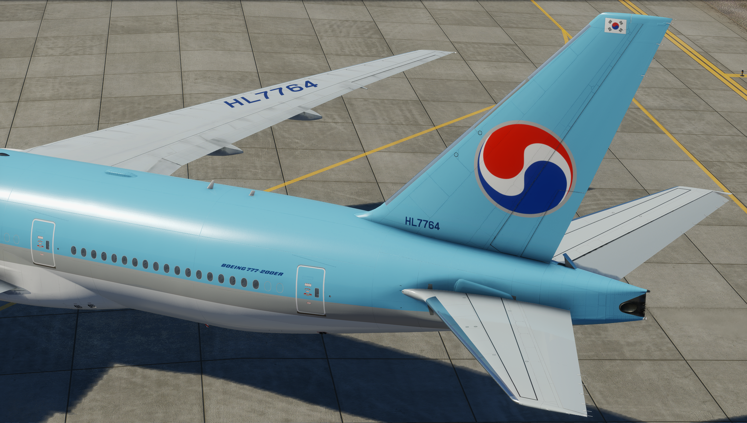 Korean Air - FF 777-200ER PW4000 - 777 (Flight Factor) - Threshold