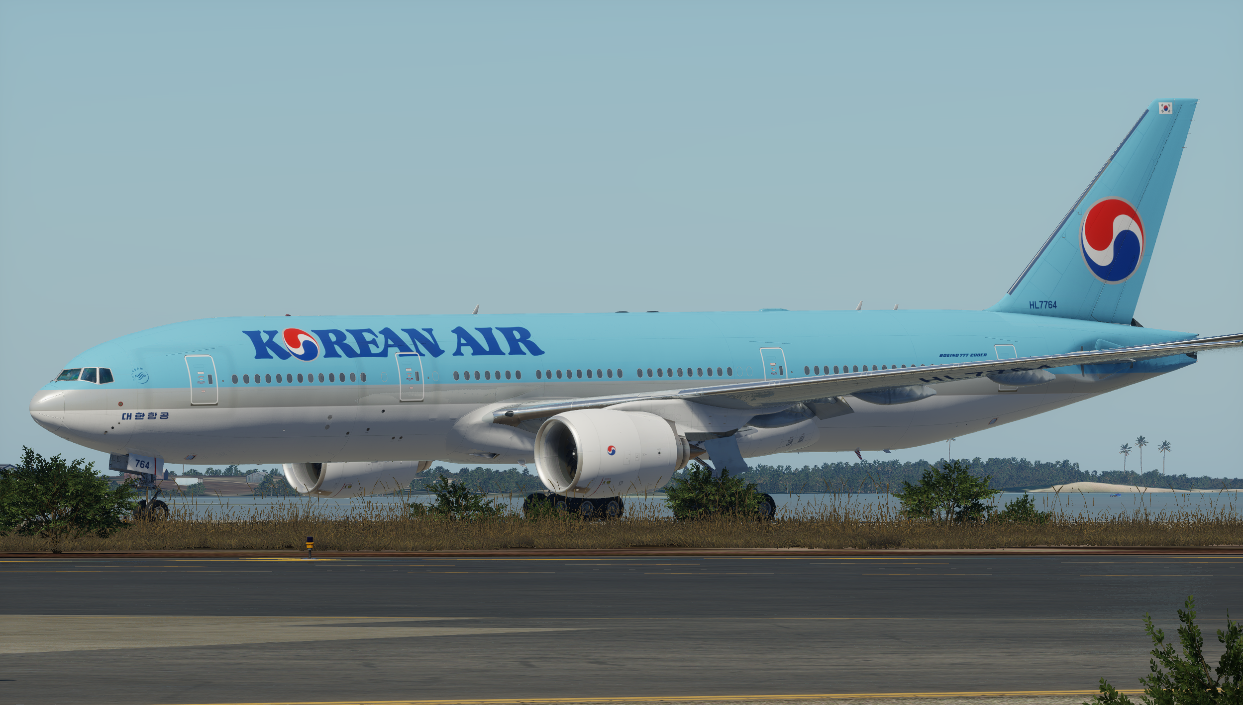 Korean Air - FF 777-200ER PW4000 - 777 (Flight Factor) - Threshold