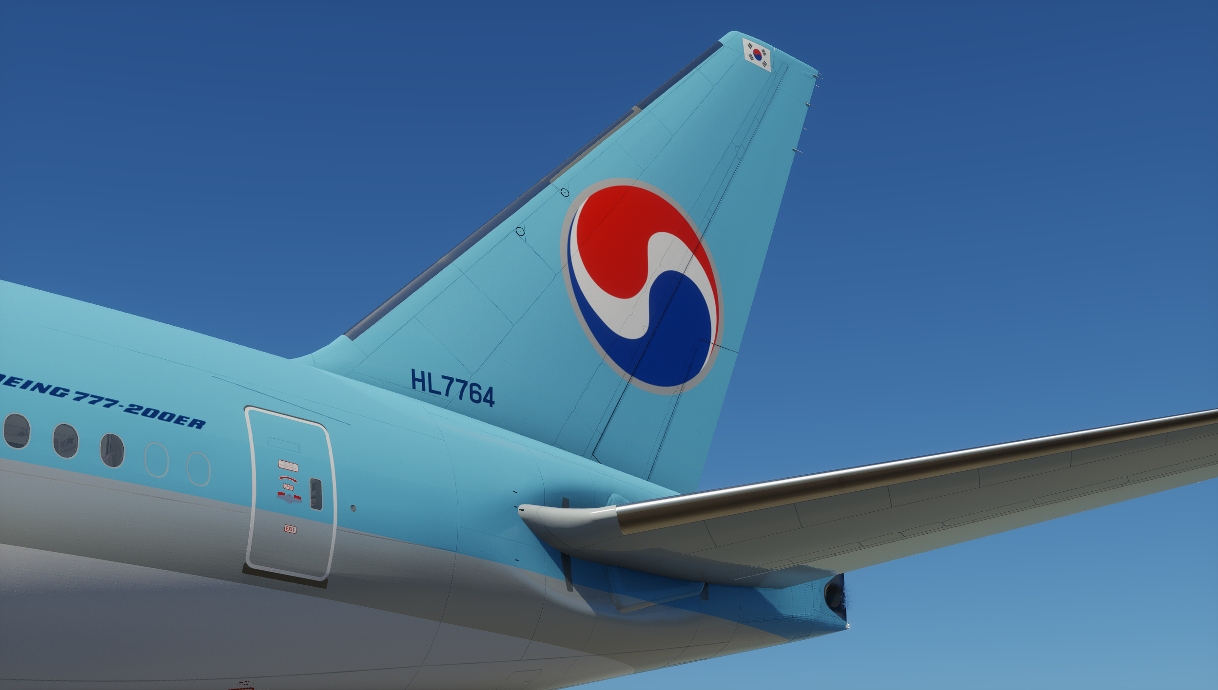Korean Air - FF 777-200ER PW4000 - 777 (Flight Factor) - Threshold