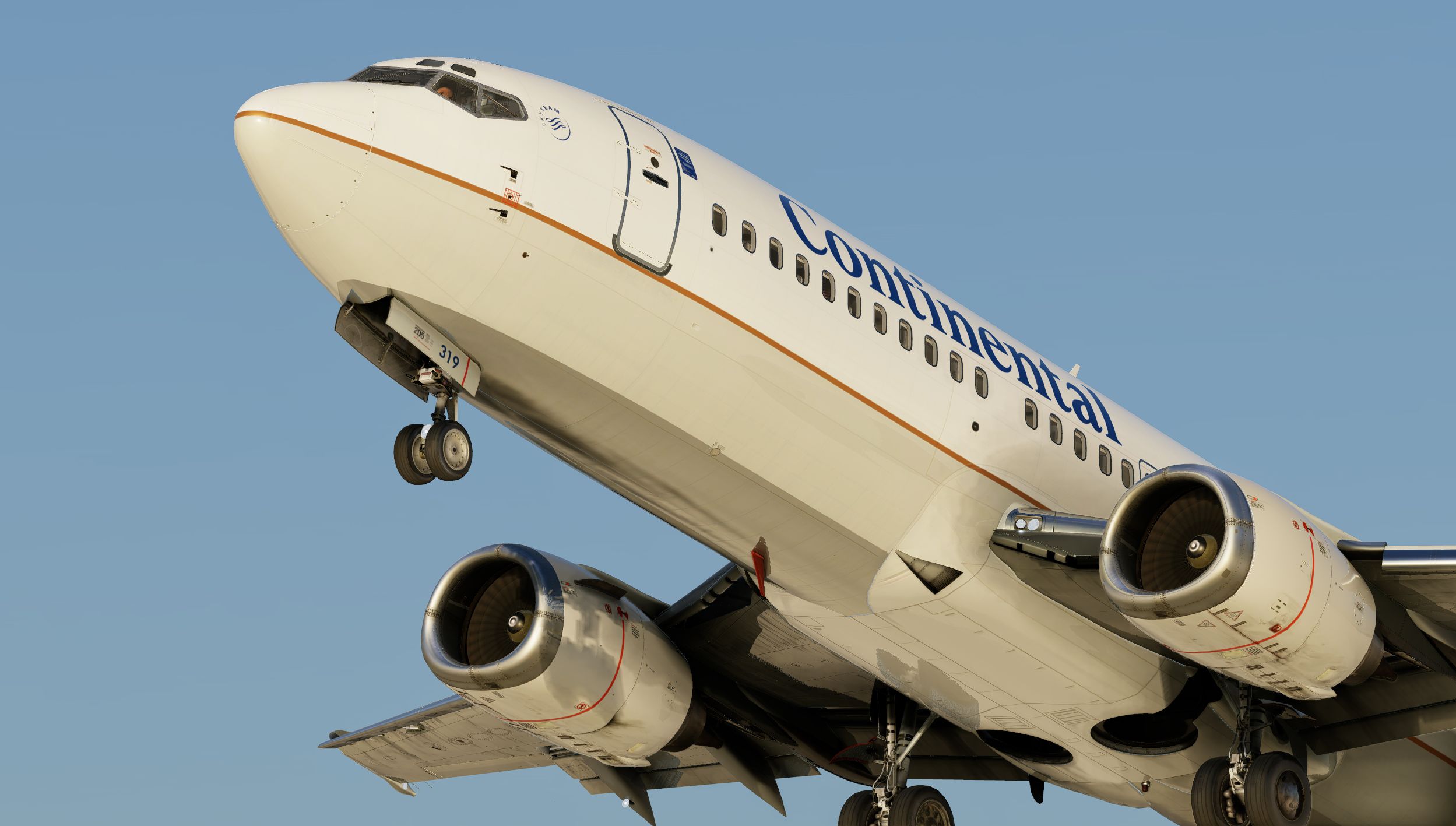 Continental Airlines - IXEG 737-300 (2-pack) - 737-300 (IXEG) - Threshold