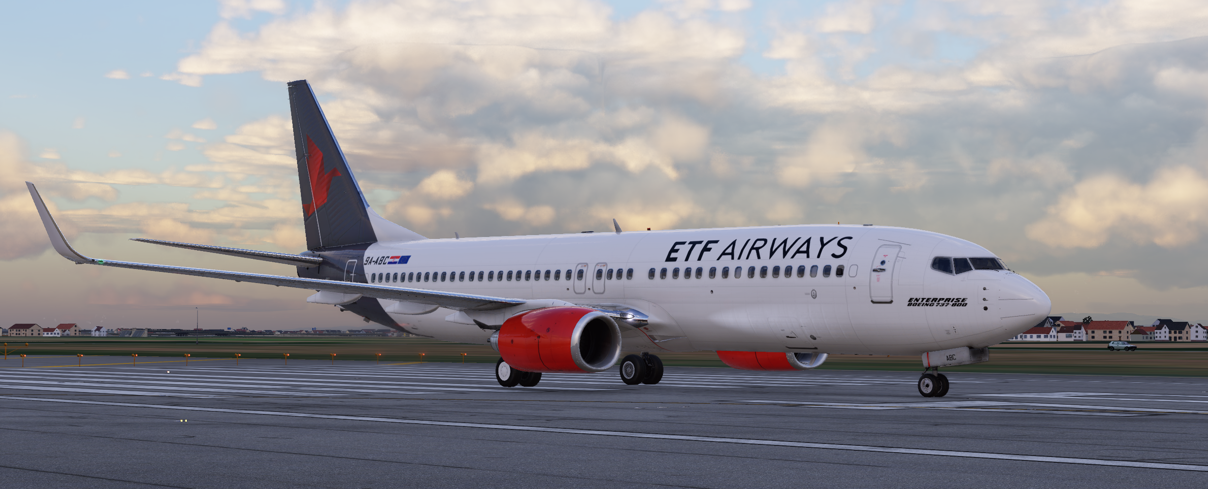 LEVELUP 737-800 ETF Airways 9A-ABC - 737-800 - Threshold
