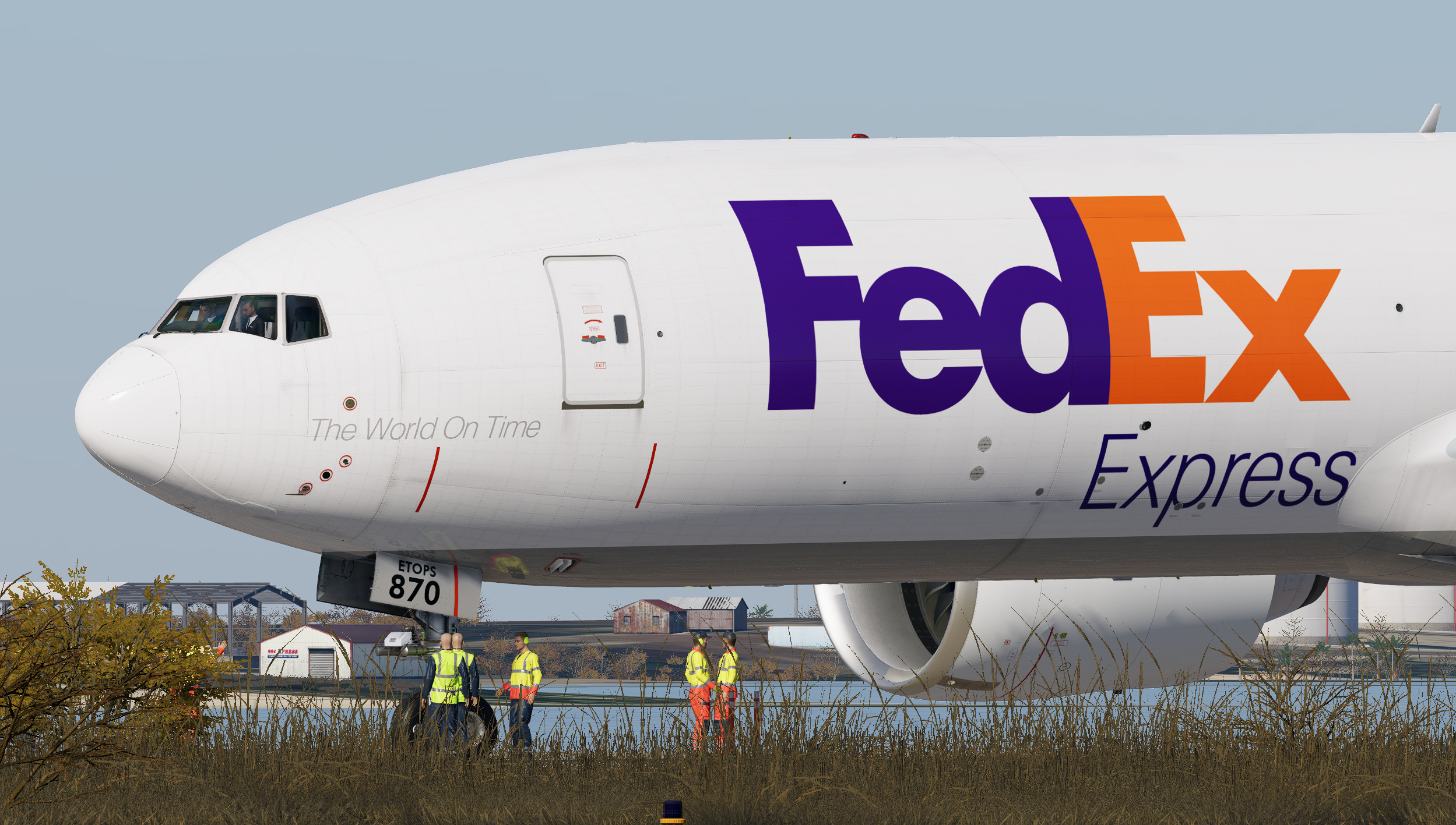 FedEx - FF 777-200F (4-Pack) - 777 (Flight Factor) - Threshold