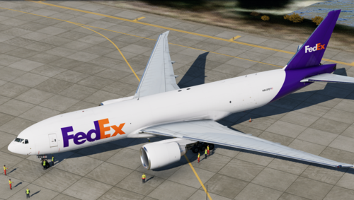 FedEx - FF 777-200F (4-Pack) - 777 (Flight Factor) - Threshold