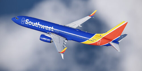 Southwest Airlines "Heart" PACK in 8K for v2 - 737-800 - Threshold