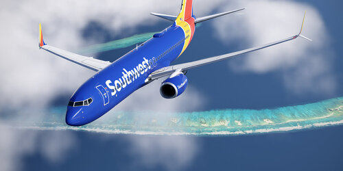 Southwest Airlines "Heart" PACK in 8K for v2 - 737-800 - Threshold