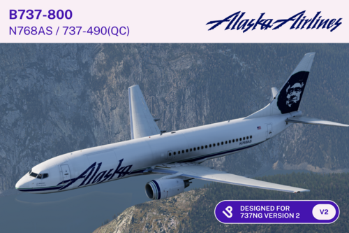 Alaska Airlines N768AS 737-490(QC) Combi | LevelUPV2 737-800 ...