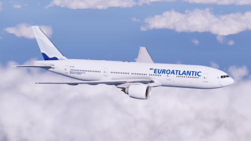 Euro Atlantic Livery Pack FF 777-200ER - 8K and 4K - 777 (Flight Factor ...