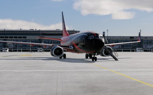 LevelUp 737-700 v2 8K Boeing Bussines Jets N737JB - 737-700 - Threshold