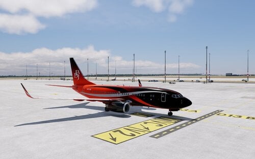 LevelUp 737-700 v2 8K Boeing Bussines Jets N737JB - 737-700 - Threshold