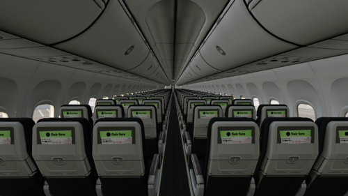 Flair Airlines (2019 Rebrand) w/ Cabin for LevelUp V2 (8K) - 737-800 ...