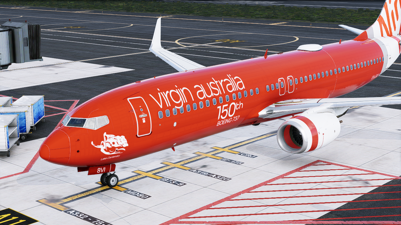 (80NGv2) Virgin Australia 150th Special Livery (Fictional) VH-8VI ...