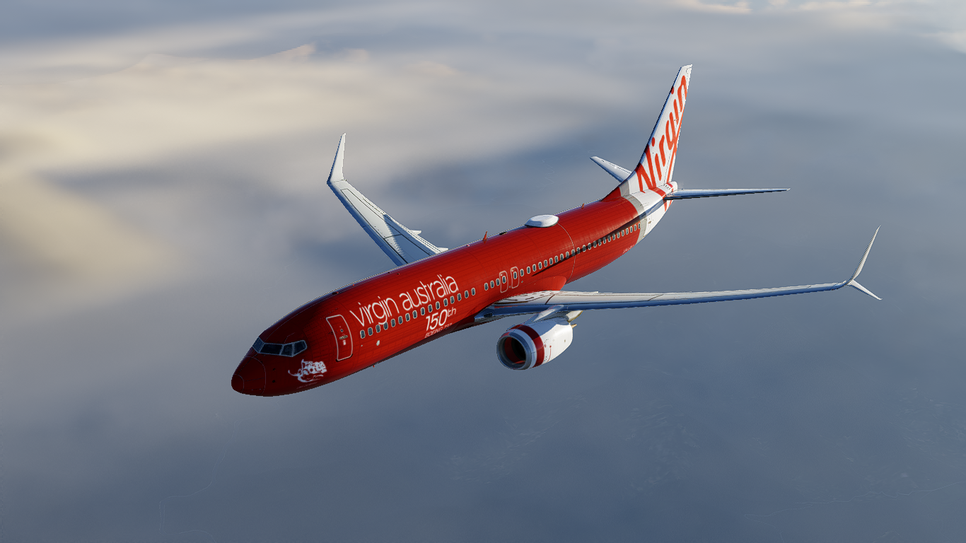 (80NGv2) Virgin Australia 150th Special Livery (Fictional) VH-8VI - 737 ...