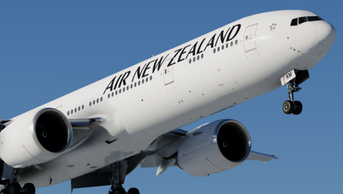 Air New Zealand (White) ZK-OKU - 777-300ER - 777 (Flight Factor ...