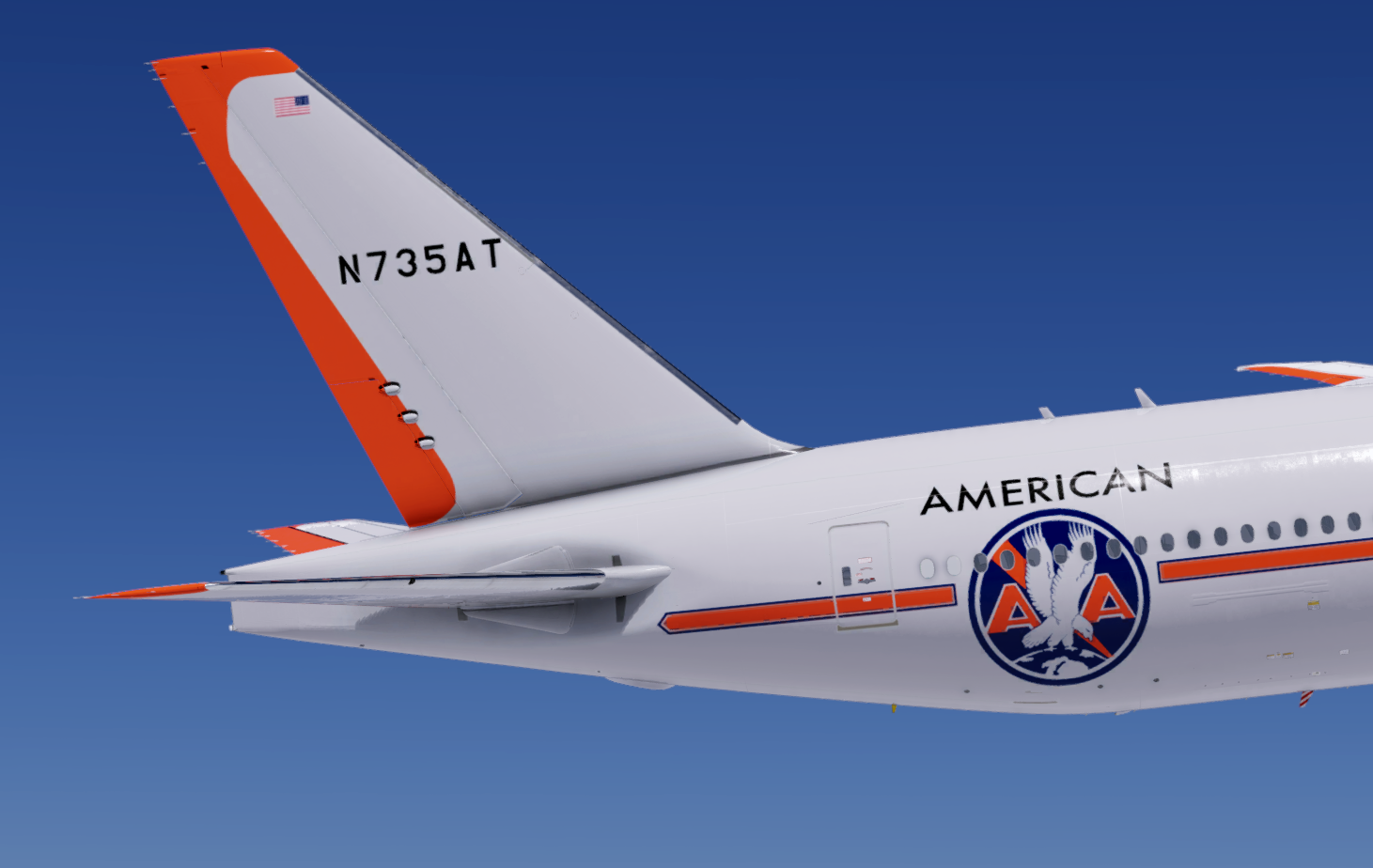 American Airlines Flagship 777-300ER - 777 (Flight Factor) - Threshold