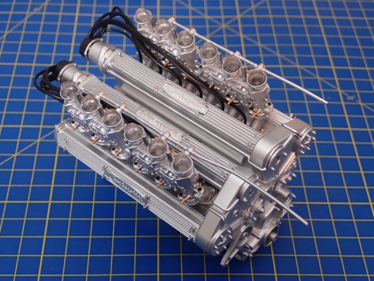 Pack 3 - Stage 17 - Engine block. - Pack 3 - Lamborghini Miura - Agora ...