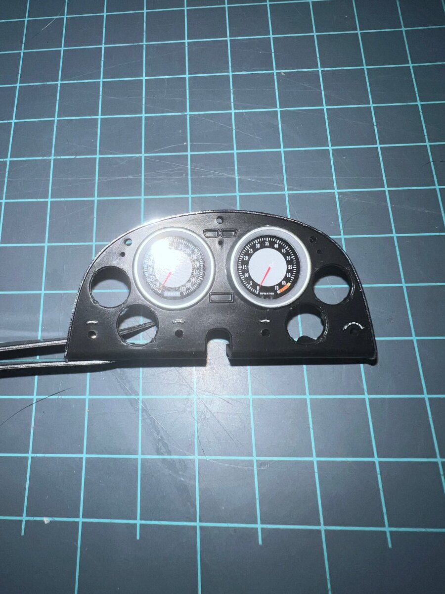 Stage 77, Building the instrument panel, and fitting the dashboard and ...