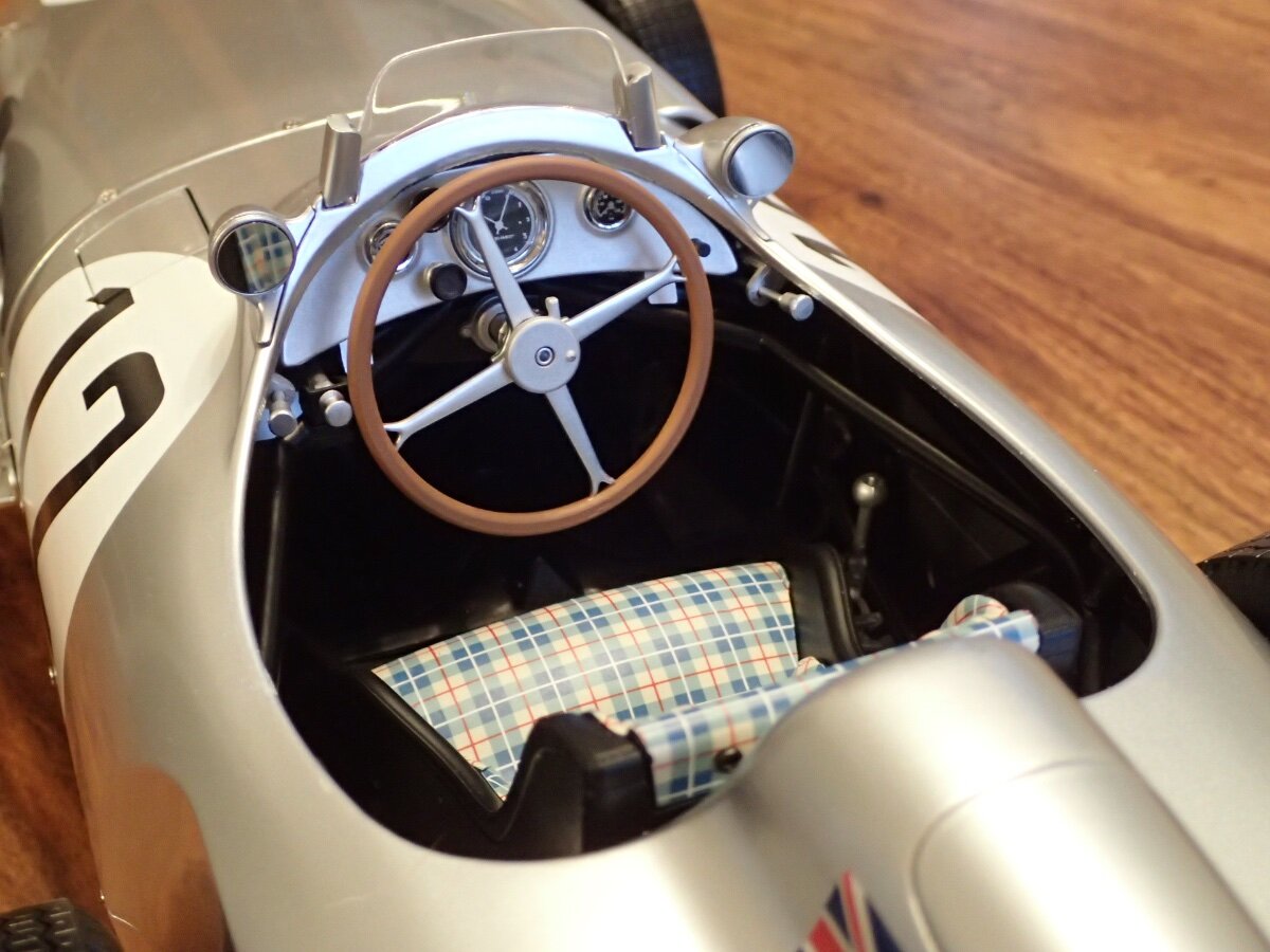 W196R Pack 12 - Stage 85. Front and rear bottom panels, and the car is ...