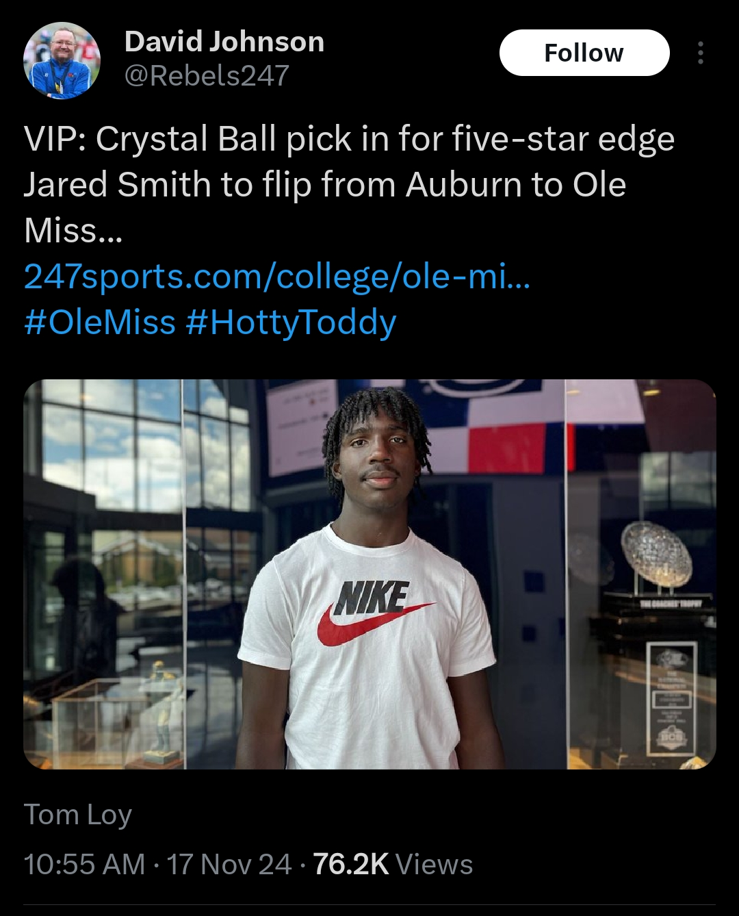 2025 4* Edge Jared Smith commits to AU!!!! - Page 3 - AU Recruiting ...