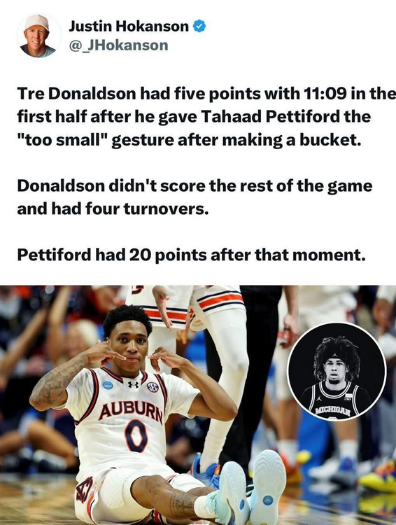 Tahaad Pettiford vs Tre Donaldson - AU Basketball Forum - AUFAMILY
