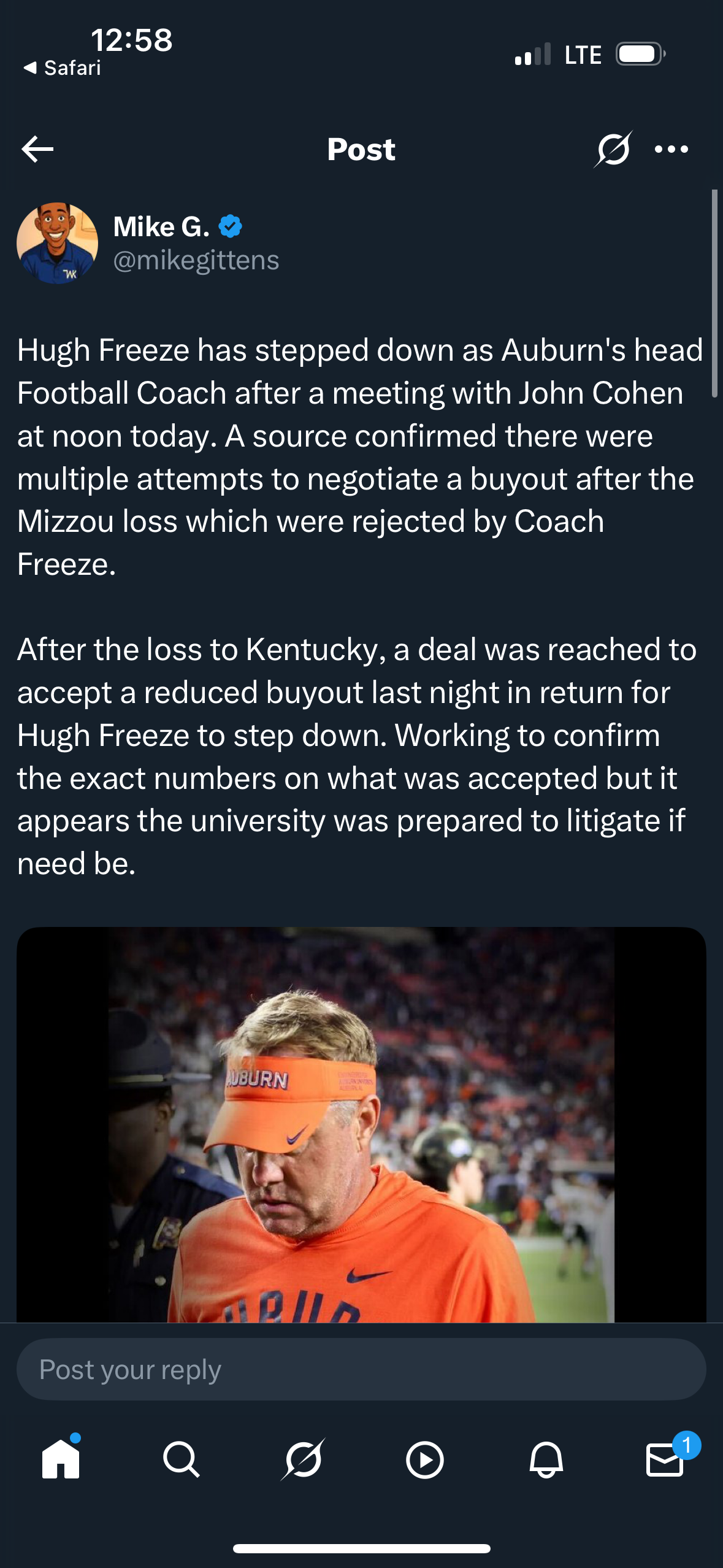 Auburn has fired Hugh Freeze - Page 2 - AU Football Forum - AUFAMILY