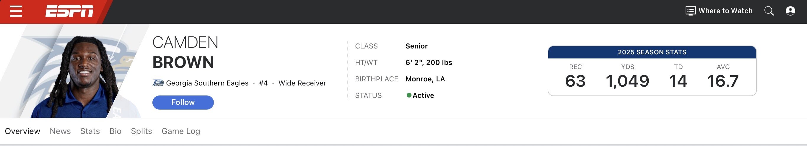 Congratulations Former Tiger Camden Brown - Rivals Football - AUFAMILY