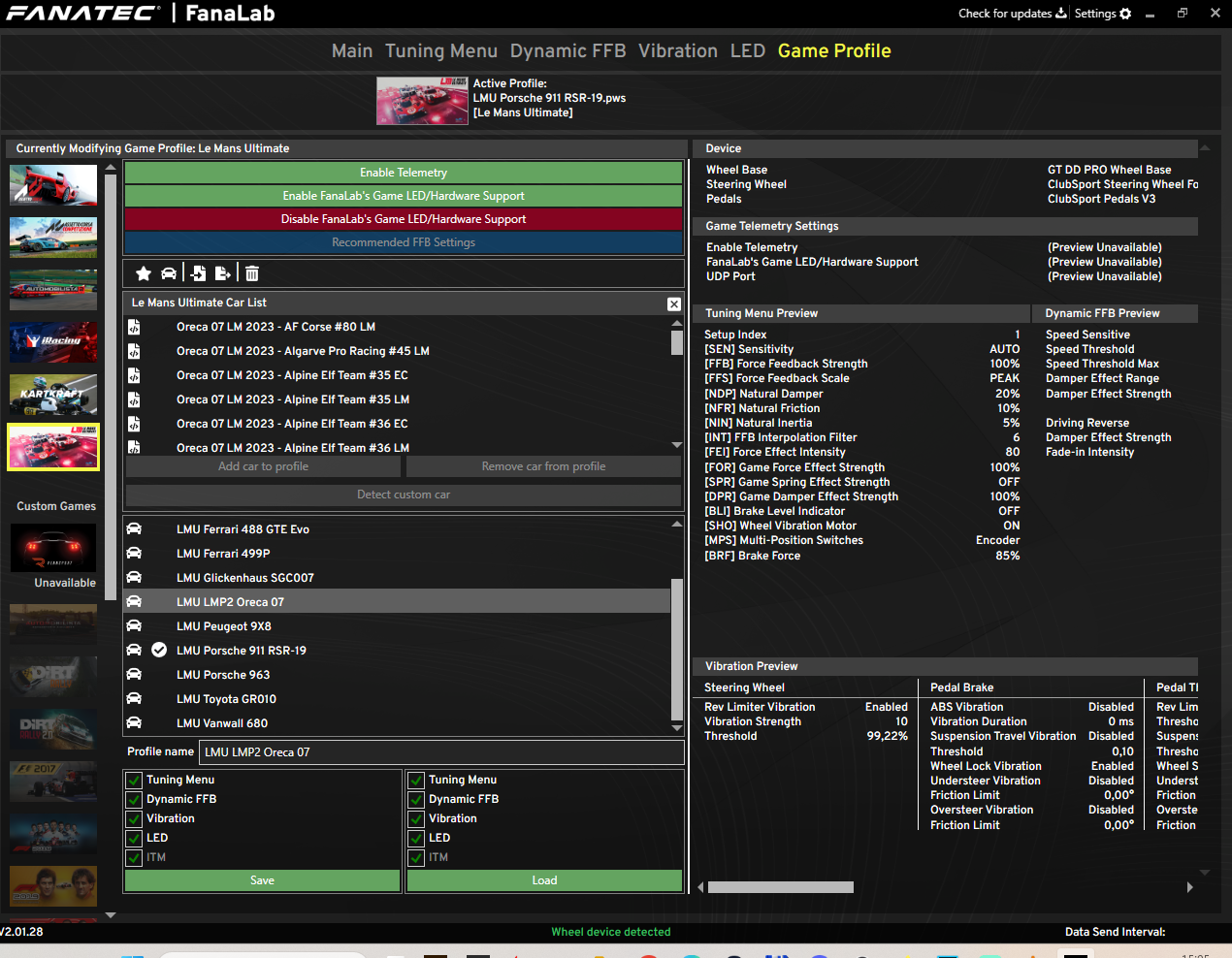 FanaLab - Share your favorite profiles - Page 51 - FanaLab - Fanatec ...