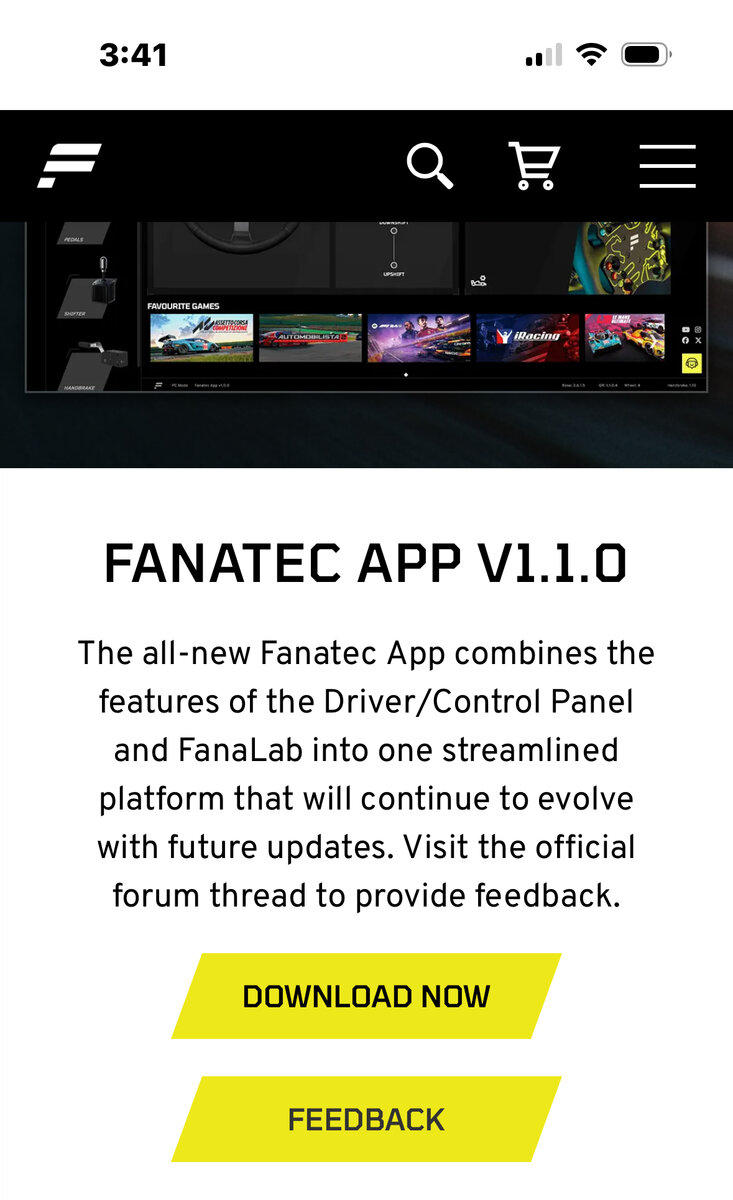 New Driver Update - Forum / Site Feedback - Fanatec Community