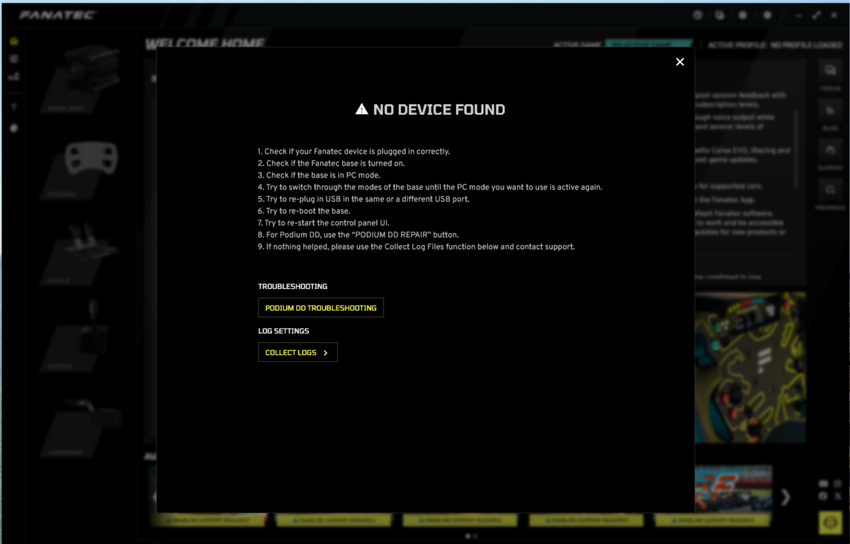 Latest fanatec app [stop recognizing wheel after last windows update ...