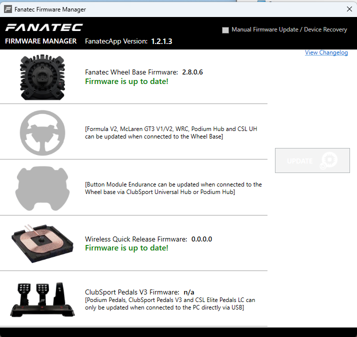 Clubsport DD+: Firmware update impossible and very low FFB - Wheel ...