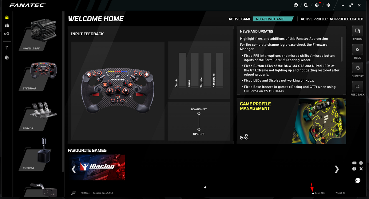 Fanatec App v1.2.1.3 - Page 11 - Fanatec App - Fanatec Community