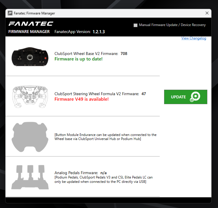 Fanatec App v1.2.1.3 - Page 11 - Fanatec App - Fanatec Community