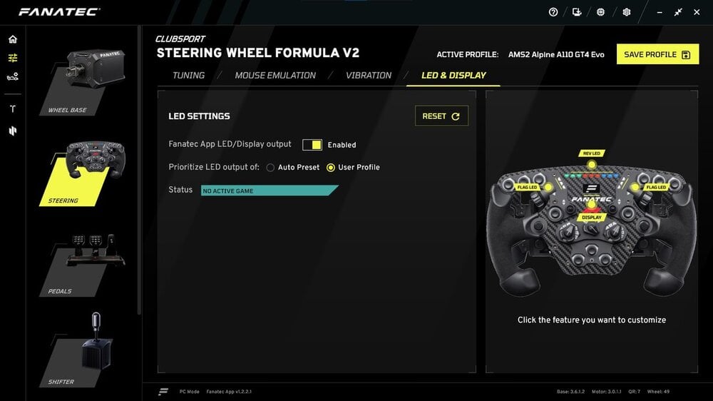 Fanatec App v1.2.1.3 - Fanatec App - Fanatec Community