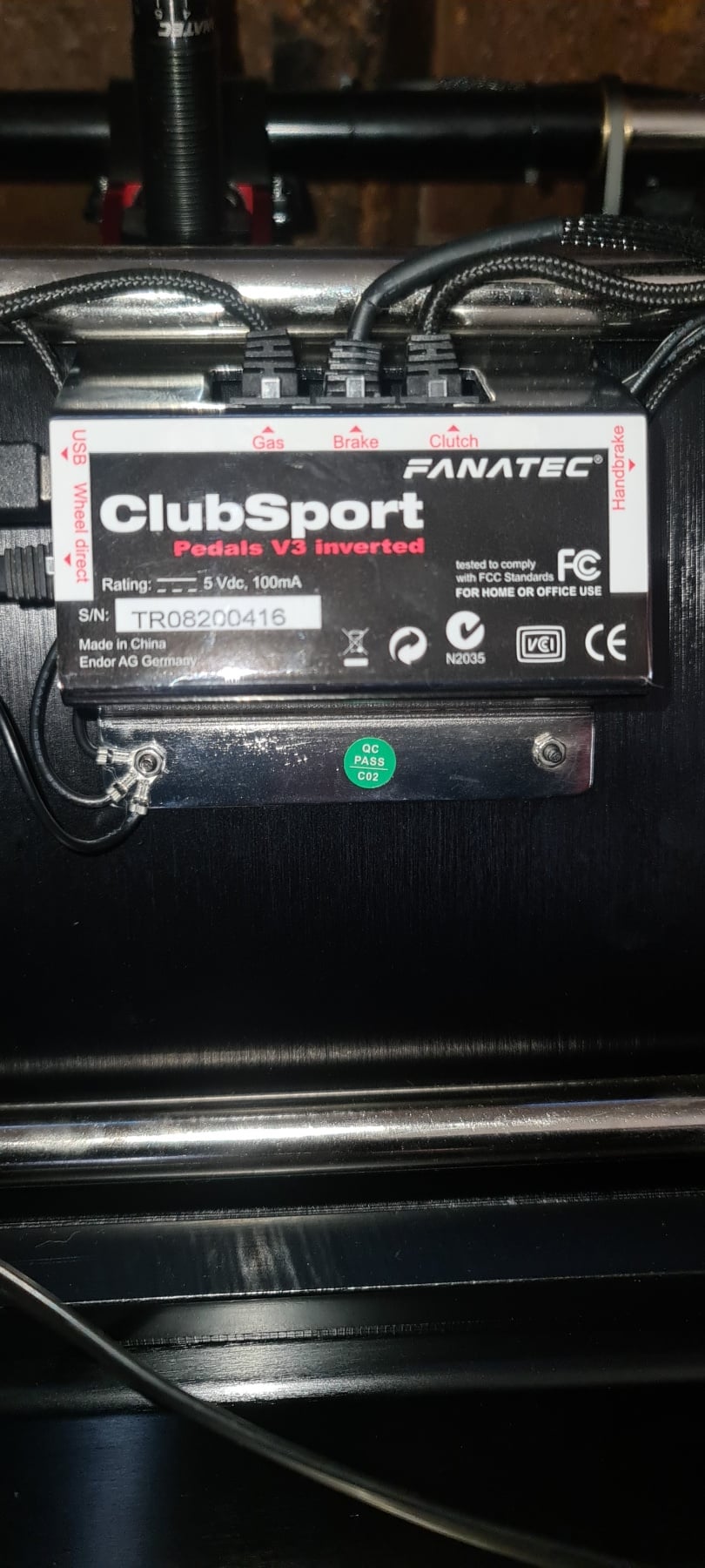 pedals v3 inverted not recognize - Pedals - Fanatec Community